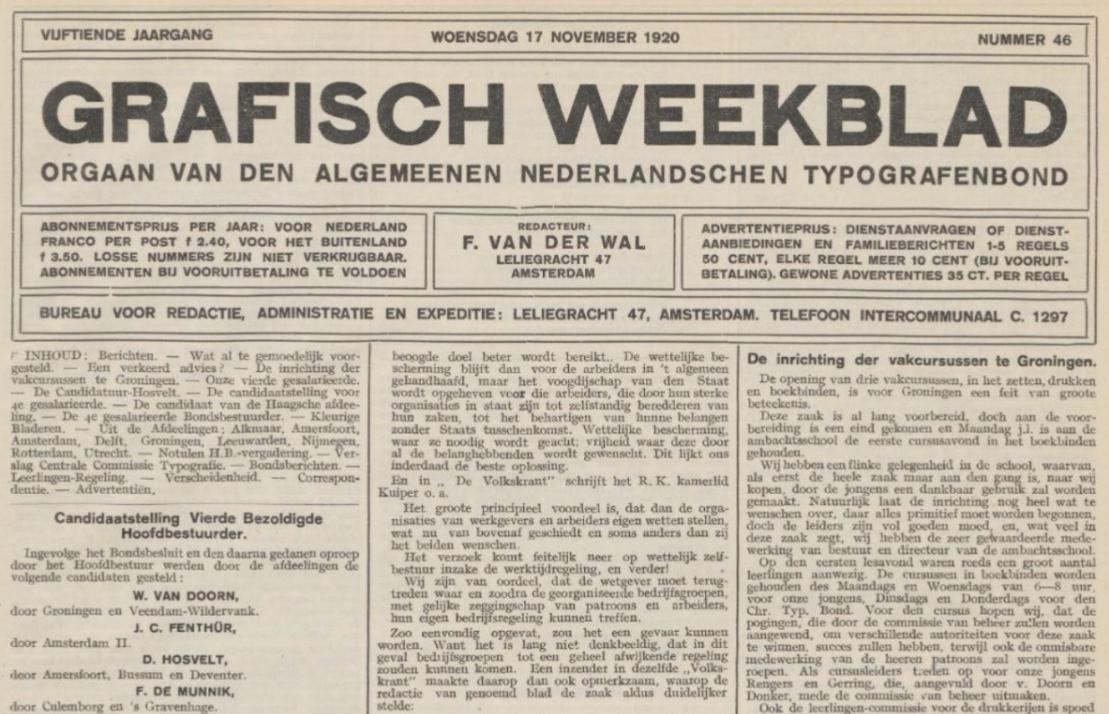 Grafisch Weekblad gedigitaliseerd | PRINTmatters